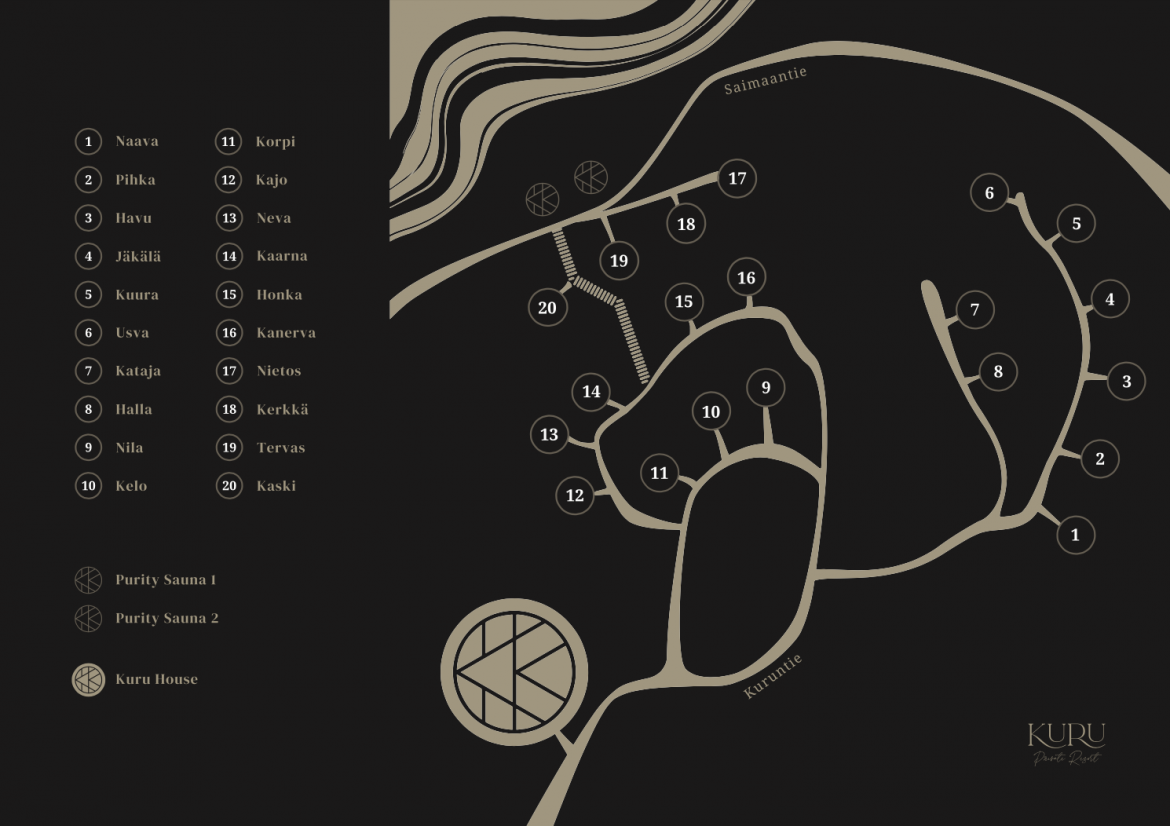 Map – Kuru Private Resort